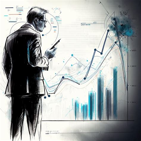 Premium Ai Image Ai Generated Illustration Trader Looking At