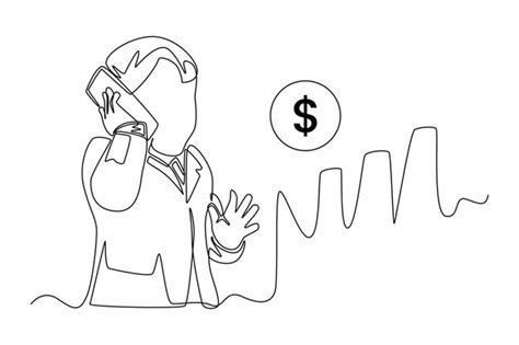 Premium Vector Continuous One Line Drawing Happy Programmer Hold Code Programming For