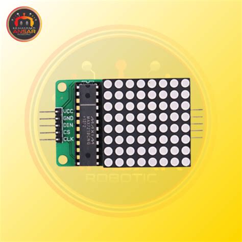 Max7219 Led 8×8 Dot Matrix Mcu Display Module Ma Robotic