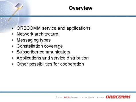 Using Orbcomm For Global Highaltitude Communications Tim Maclay