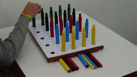 Cylindrical Peg Board Vrm 021567 Hospital Occupational Physiotherapy