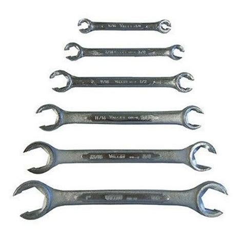 6 Piece Sae Standard Size Flaring Flare Nut Wrench Set Artofit