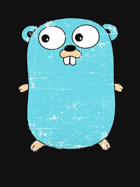 Go Programming Language Light Blue Logo Gopher T Shirt T Shirt By Rainwater Redbubble