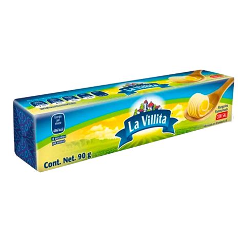 Margarina La Villita Con Sal 90 Gr