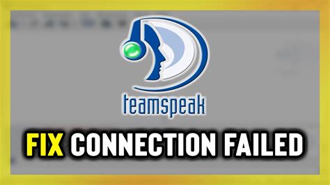 FIX TeamSpeak Failed To Connect To Server YouTube
