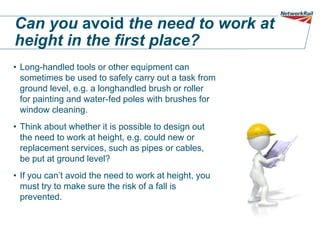 Working At Height Ppt