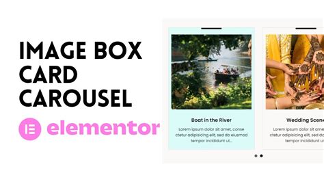 how to create an image box card carousel in elementor 2022 wordpress tutorial 2022 youtube