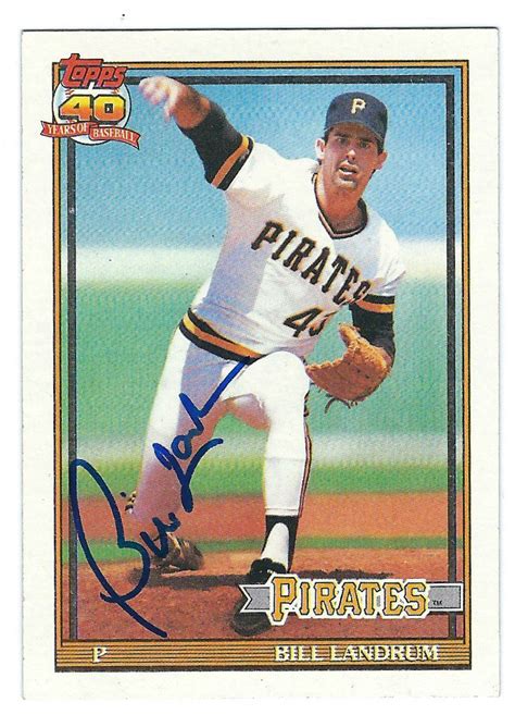 Autographed Greg Riddoch San Diego Padres 1991 Topps Card Main Line Autographs