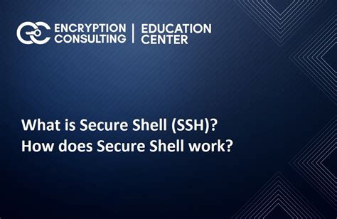 What Is Secure Shell Ssh How Does Secure Shell Work Encryption