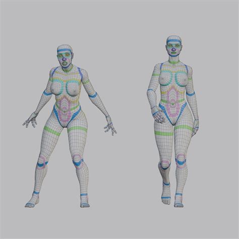 Female Topology Base Mesh 3d Model Turbosquid 2412465