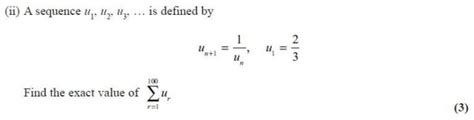 exam questions recurrence relationships examsolutions