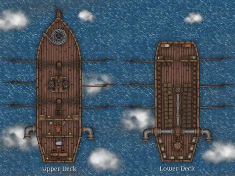 A Battle Map Of An Airship Any Feedback Or Criticism Is Welcome R