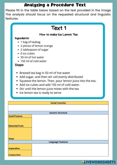 Procedure Text Esl Worksheets 8288268