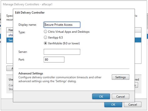 Storefront Citrix Secure Private Access On Premises