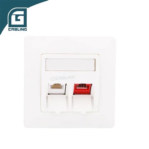 Gcabling 2 Port Germany Face Plate Gcabling Optical Fiber Products Supplier