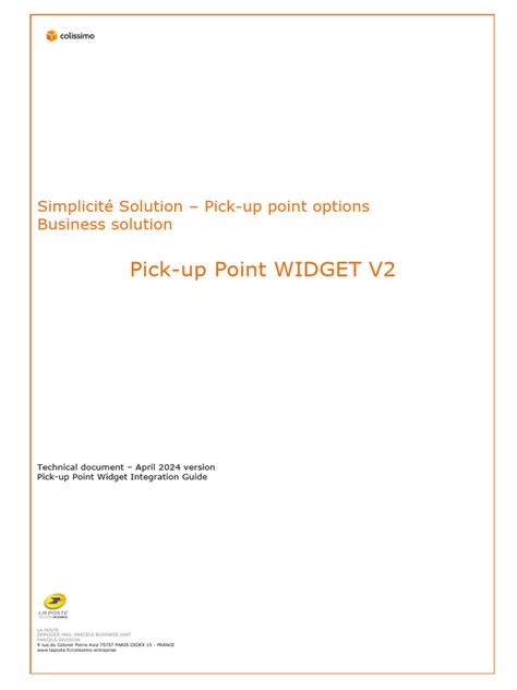 Dt Choix Point Retrait Widget 2024 En Pdf