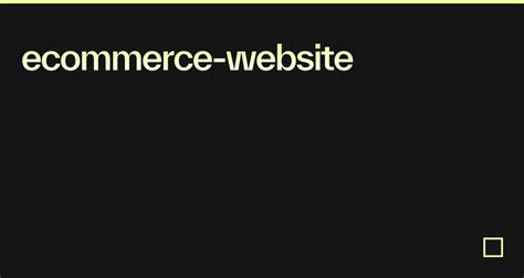 ecommerce website codesandbox