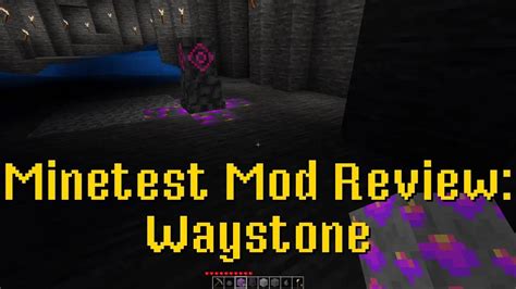 Minetest Mod Review Waystone