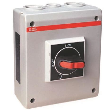 Abb Safety Switch 63a 3 Phase Neutral Earth Plus Extras Billig