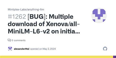 [bug] multiple download of xenova all minilm l6 v2 on initial embed