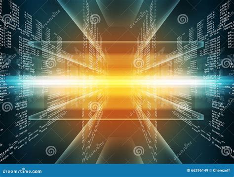 binary blue and red computer code stock illustration illustration of