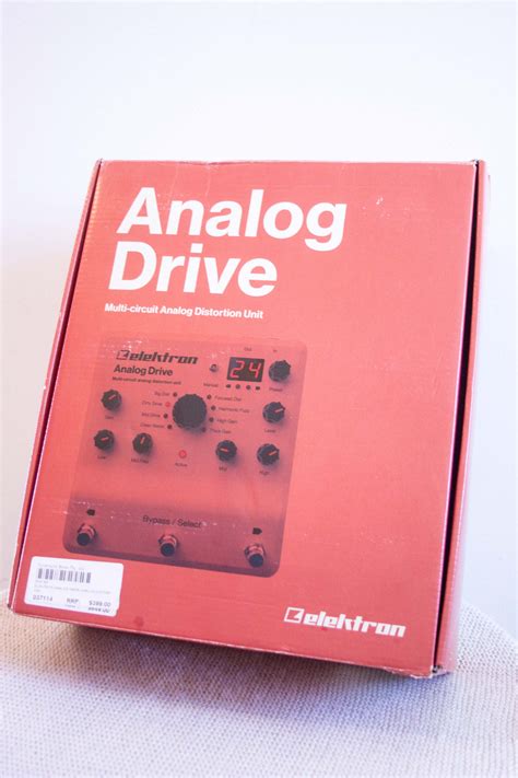 Elektron Analog Drive Multi Circuit Analog Distortion Pedal Topshelf Instruments