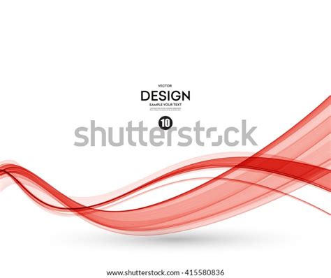 Abstract Smooth Color Wave Vector Curve Stock Vector Royalty Free Shutterstock
