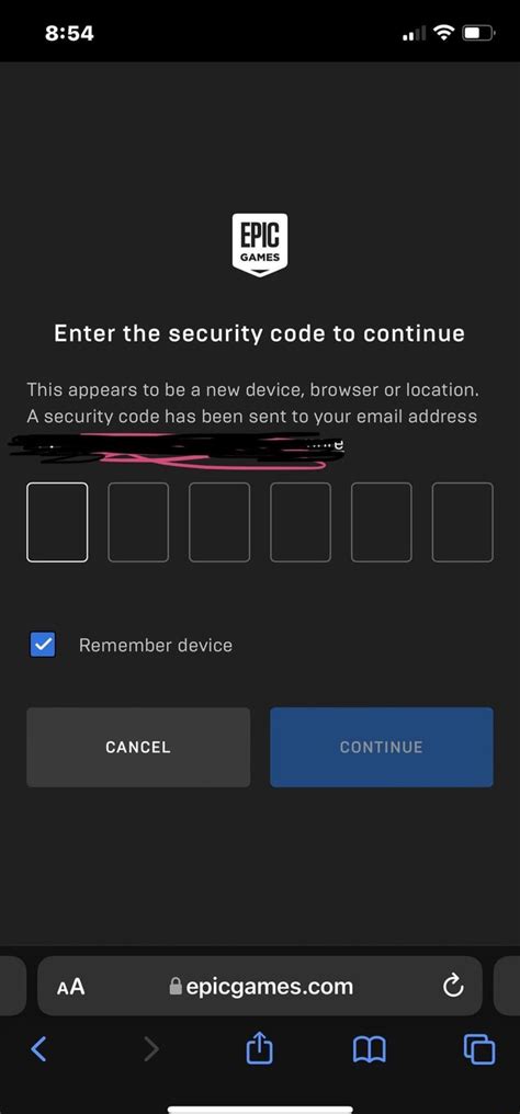 Of Enter The Security Code To Continue This Appears To Be A New Device Browser Or Location A