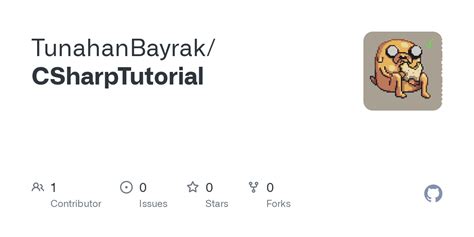 Github Tunahanbayrakcsharptutorial