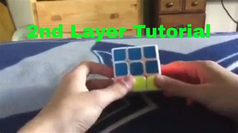 How To Solve A 3x3 Rubik S Cube The Second Layer YouTube