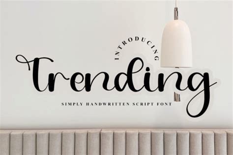 Trending Font Elegant And Beautiful Handwritten Typeface Font Canyon