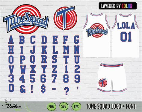 Tune Squad Font Tune Squad Logo Tune Squad Svg Space Jam Svg Tune