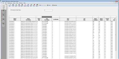 Creating Bi Publisher Objects