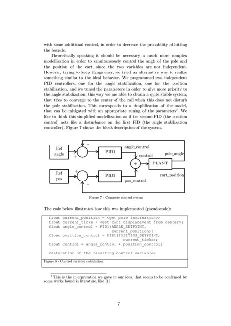 real time pid control of an inverted pendulum pdf