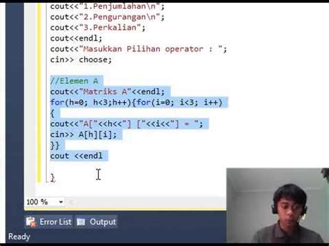 Array Multidimensi C Let S Begin