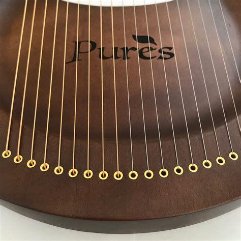 Pures Angel Lyre Harp Ancient 16 19 String Note Wooden Lyre Soothing I