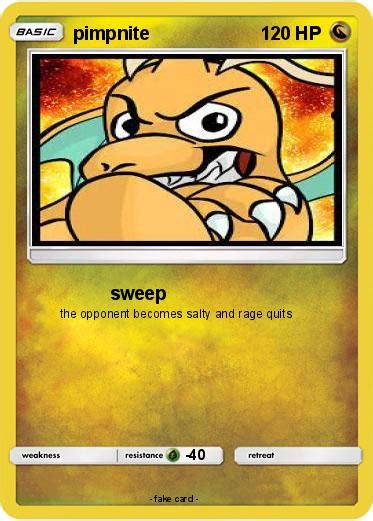 Pokémon Pimpnite Sweep My Pokemon Card