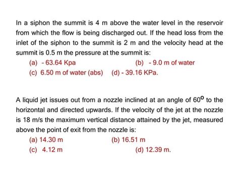Solved Problems In Hydrostatic Pptx Physics Science