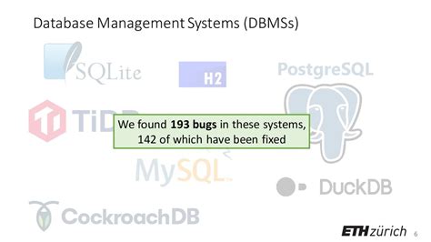 Finding Bugs In Database Systems Via Query Partitioning At Oopsla 20