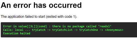 Error With Readxl Package When Trying To Deploy App Posit Community