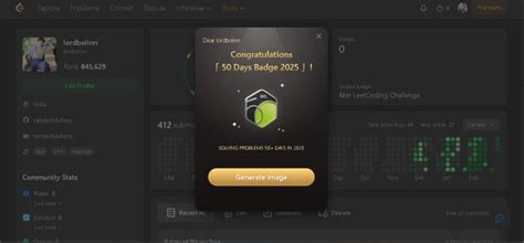 My First Leetcode Badge Im Trying To Stay Consistent And Learn