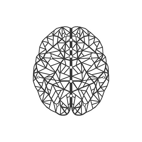 Geometric Brain Vectors And Illustrations For Free Download