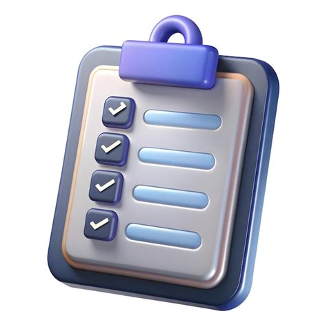 Photo Realistic As Checklist Icon With Blank Space For Custom Branding Concept As A Customizable