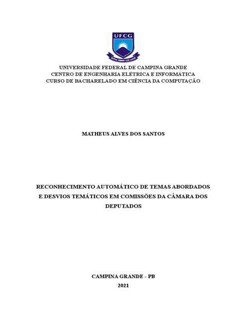 matheus alves dos santos tcc ciÊncia da computaÇÃo 2021 pdf dados