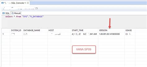How To Identify Hana Db Version Sap Hana Tutorials