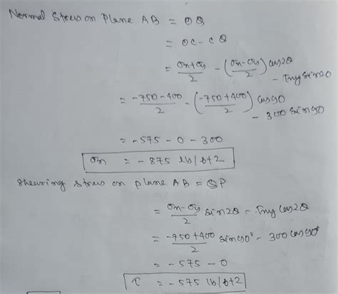 Solved Q A Soil Element Is Shown In Figure Determine The Course Hero