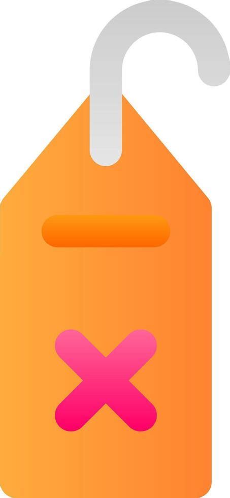 delete tag flat gradient icon 38724197 vector art at vecteezy
