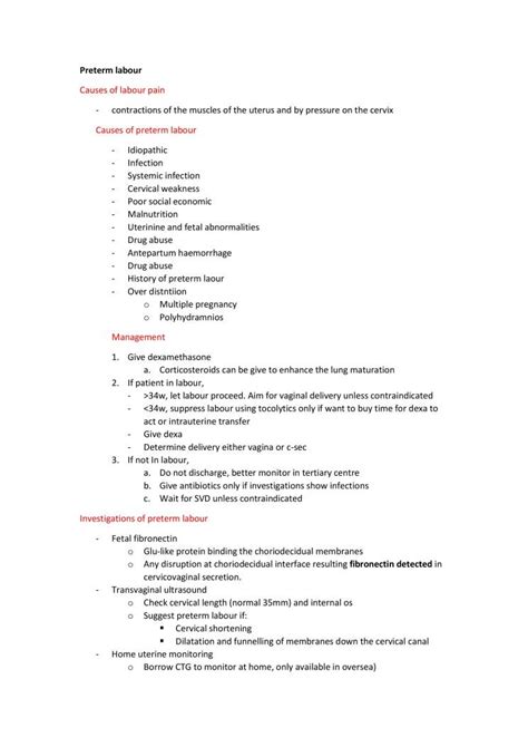 Obstetric And Gynaecology Notes MyPrivateTutor Malaysia