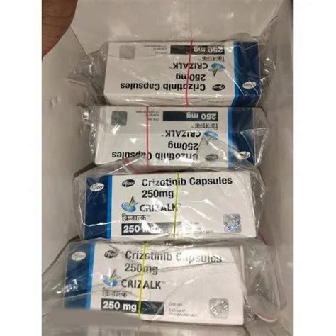 Crizotinib 250 Mg Capsule 610 Tablet At Rs 74000box In New Delhi