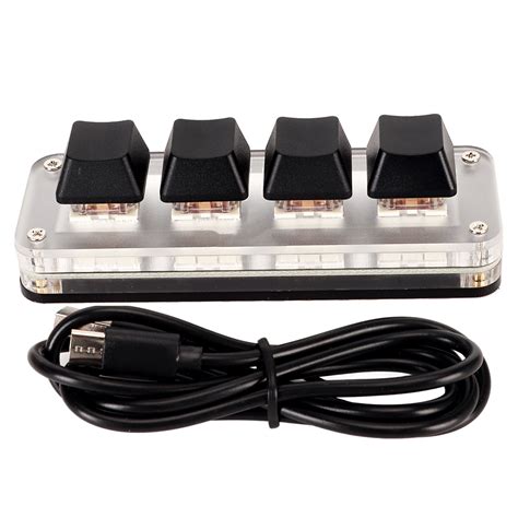 Red Switch Macro Keyboard Plug And Play Ergonomic Customized Knobs Usb Mini Keypad For Desktop